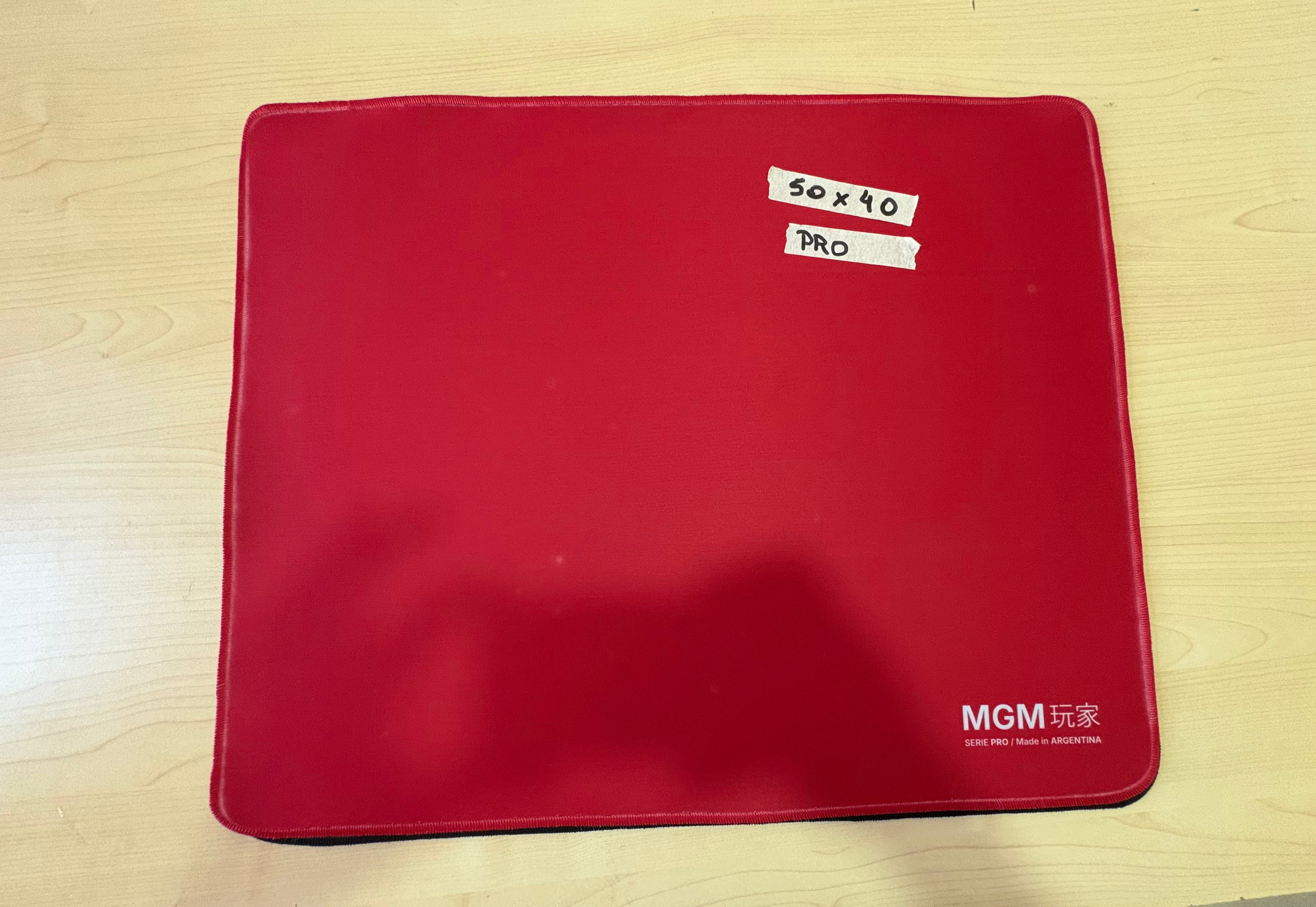 Mousepad Mgm Red 50x40| PRO - OUTLET – MgMGamers