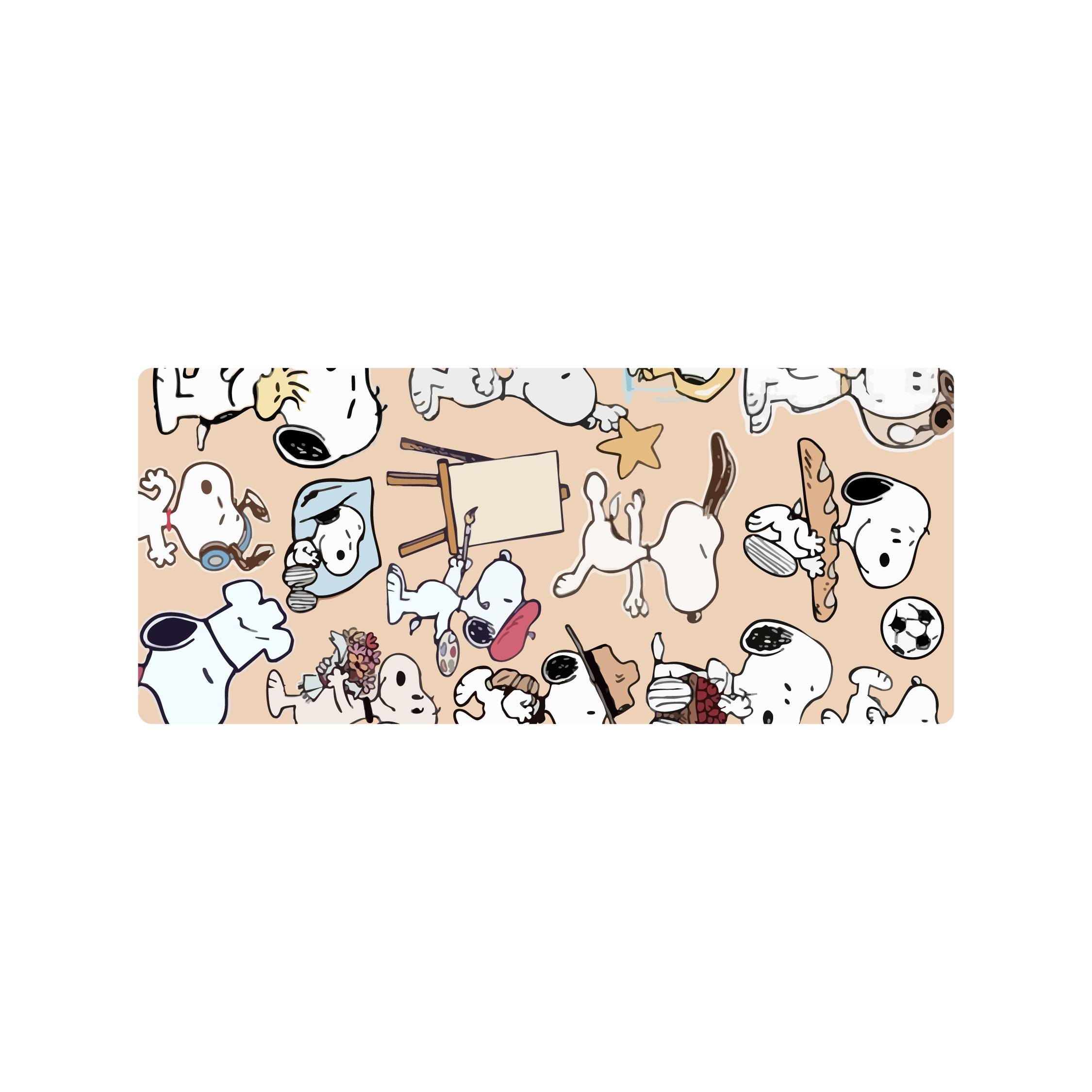 Mousepad Snoopy 70x30 Classic | PERSONALIZADO – MgMGamers